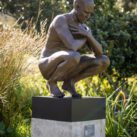 Crouching Man | Sculpture | by Anton Smit